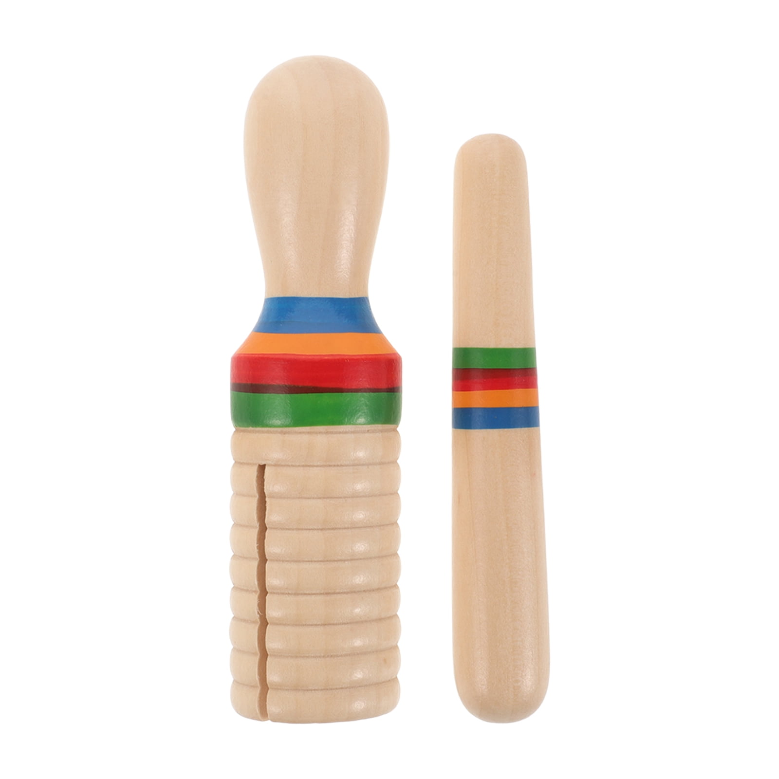 HOMEMAXS Wooden Sound Tube Percussion Instrument for Kids Playing with ...