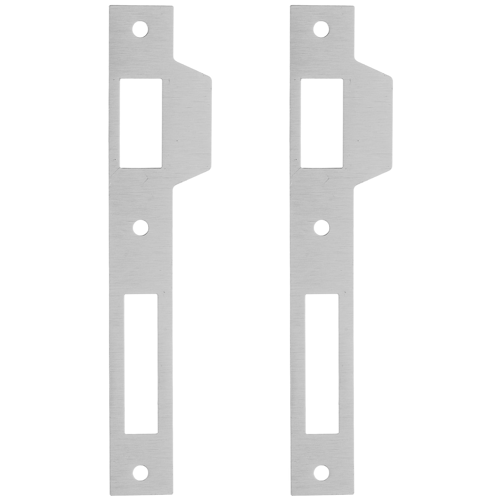 Parvistic 2 Sets of Deadbolt Reinforcement Plate Guide Plates Metal ...