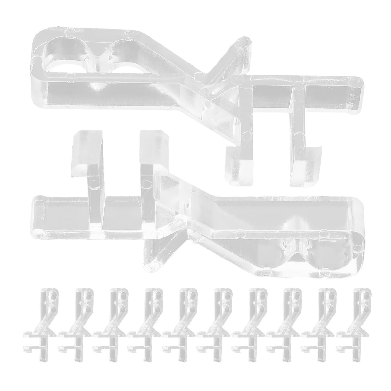 Parvistic 20pcs Blind Clips Valance Baffle Clamps Replaceable Blind ...