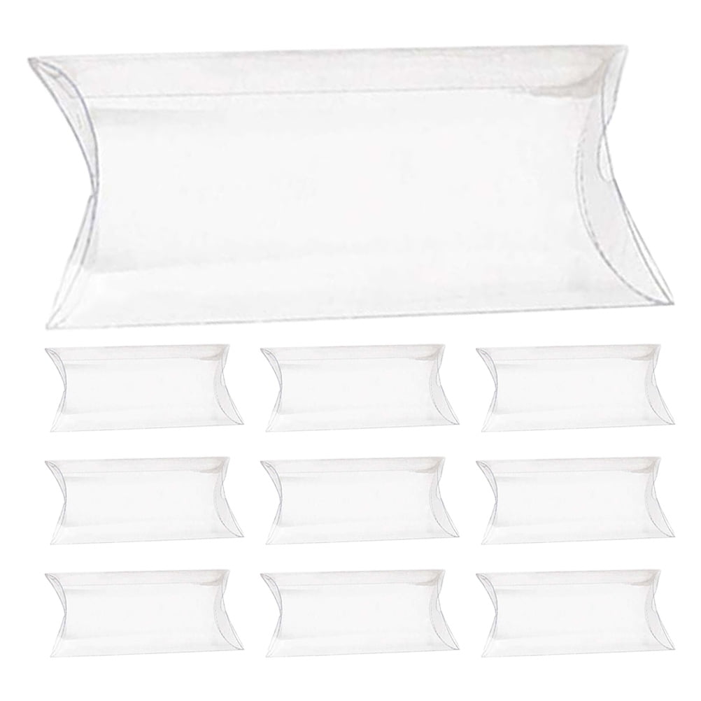 Clear PVC Candy Boxes for Wedding Favors Transparent Elegant Design ...