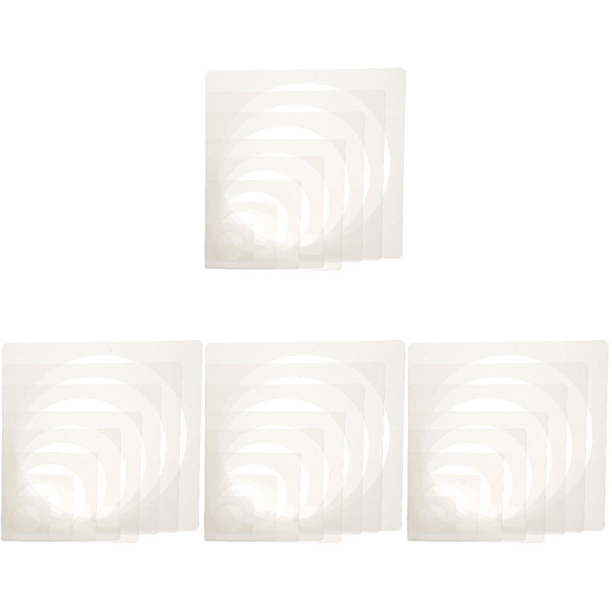 Parvistic 32-Piece Circle Shape Painting Stencils Set for Art, Drawing ...