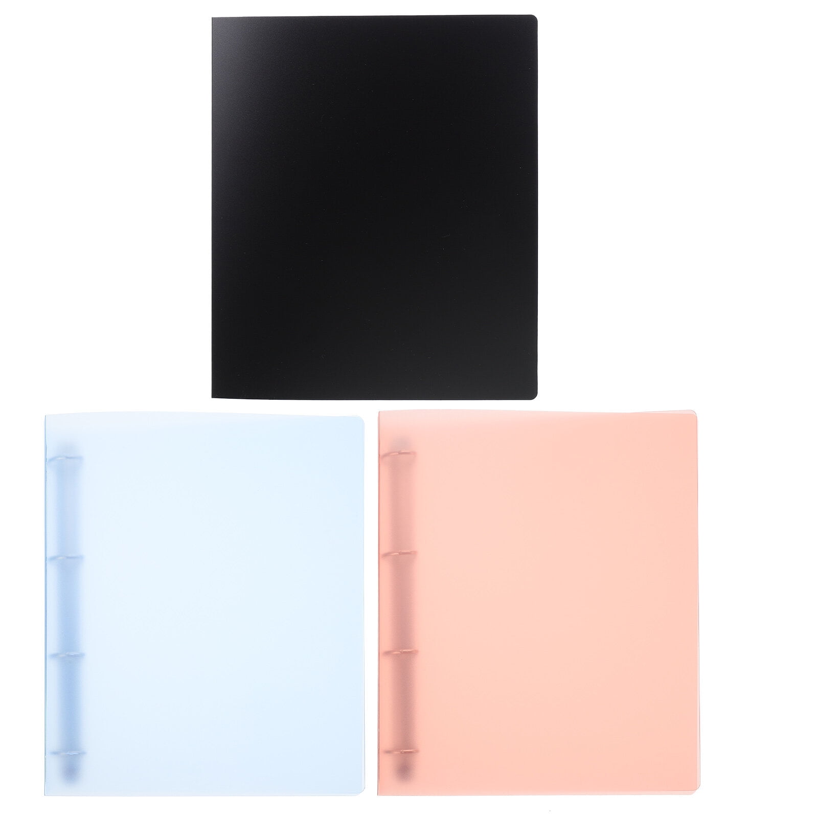 Parvistic 3Pcs File Folders D-type File Folders A4 Binder File Folders ...