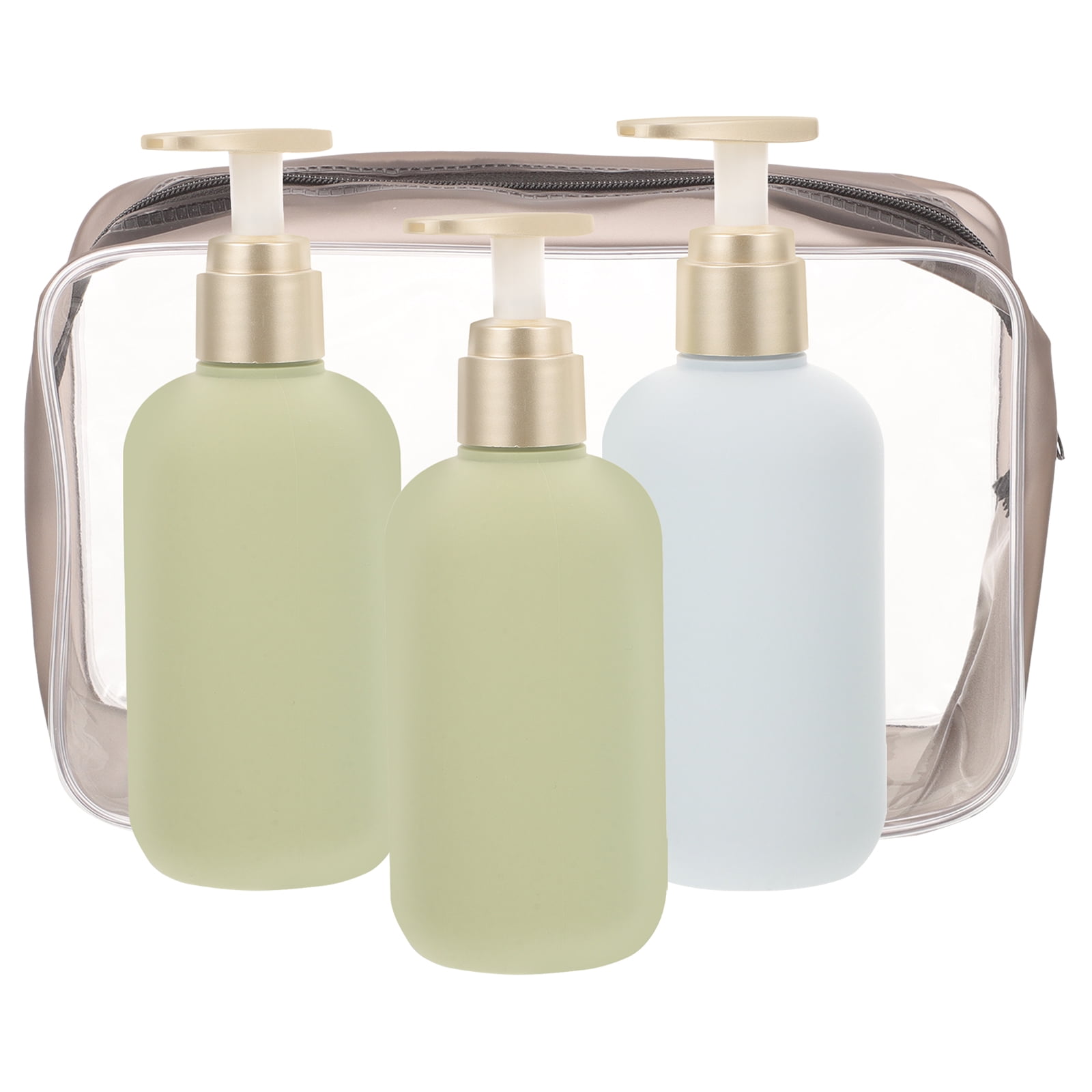 Parvistic 3pcs Refillable Bottles Shampoo Hair Conditioner Bottles ...