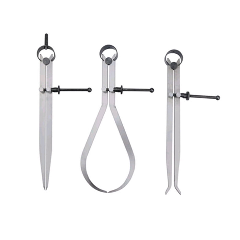 Parvistic 3pcs Spring Caliper Internal External Dividing Divider Set 200mm - Walmart.com