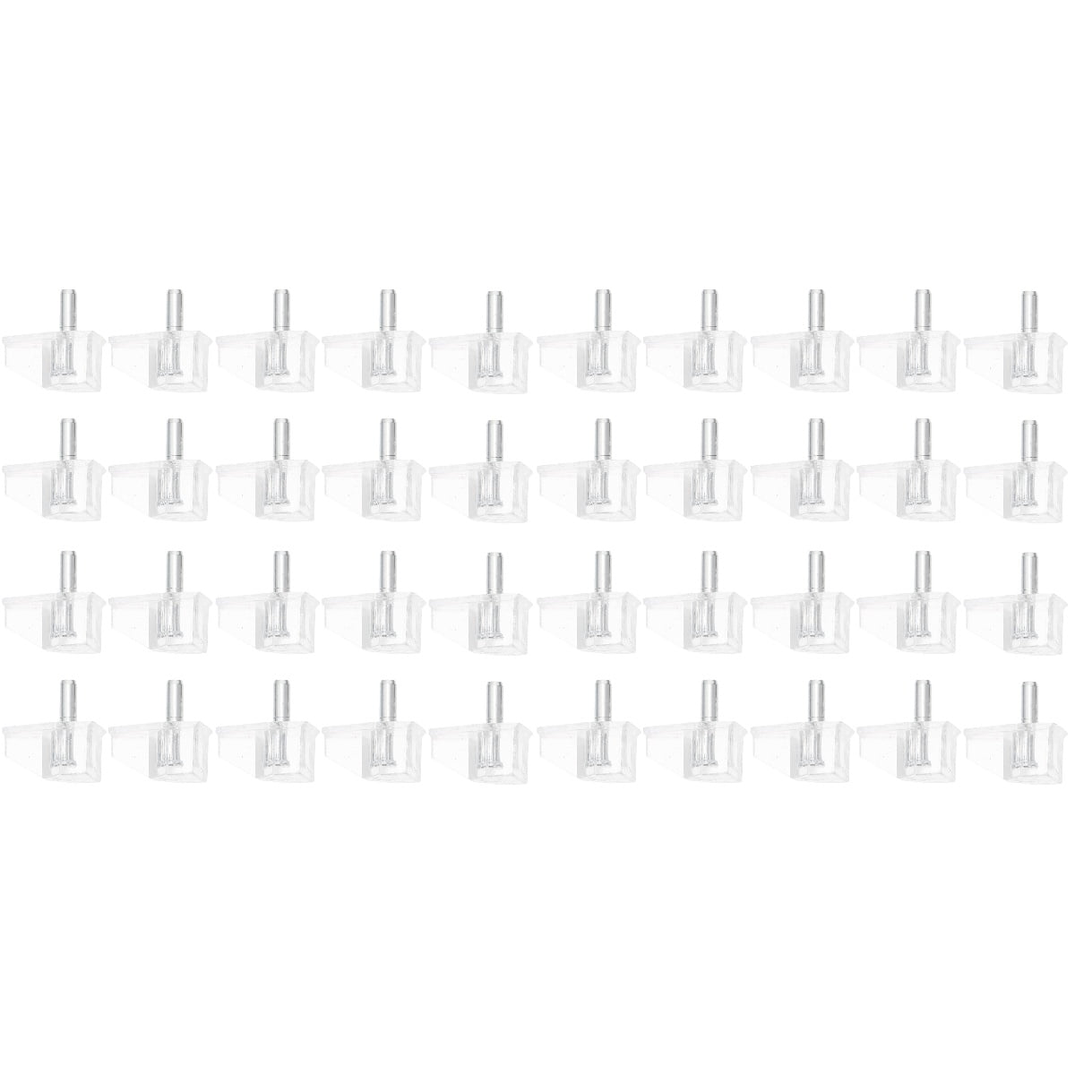 Parvistic 40 pcs Transparent Shelf Support Peg Plastic Cabinet Shelf ...