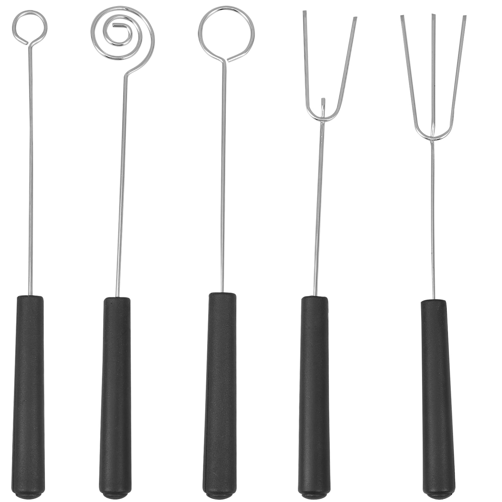 Parvistic 5PCS Stainless Steel Kebab Tool Chocolate Fork Picks Kitchen ...