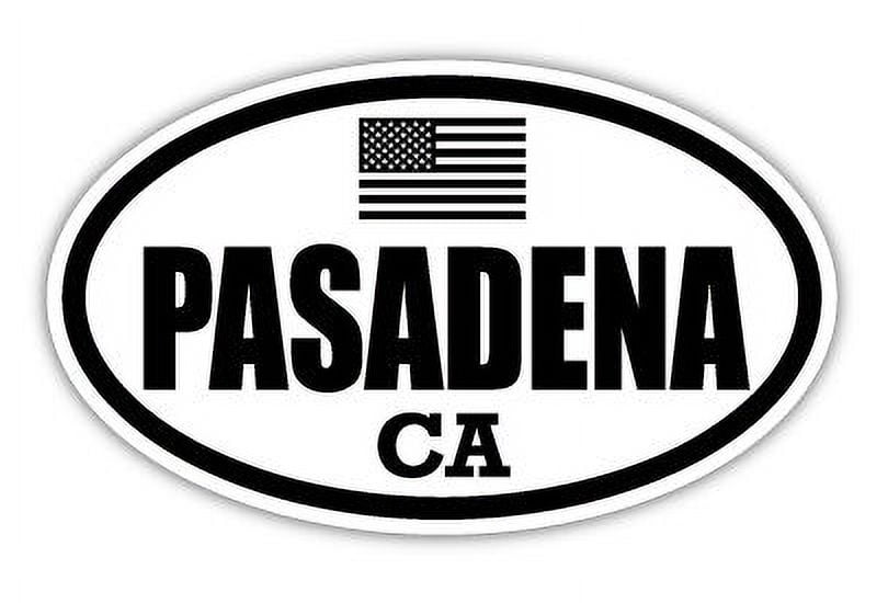 Pasadena CA California Los Angeles County Stealthy Subdued Old Glory US ...