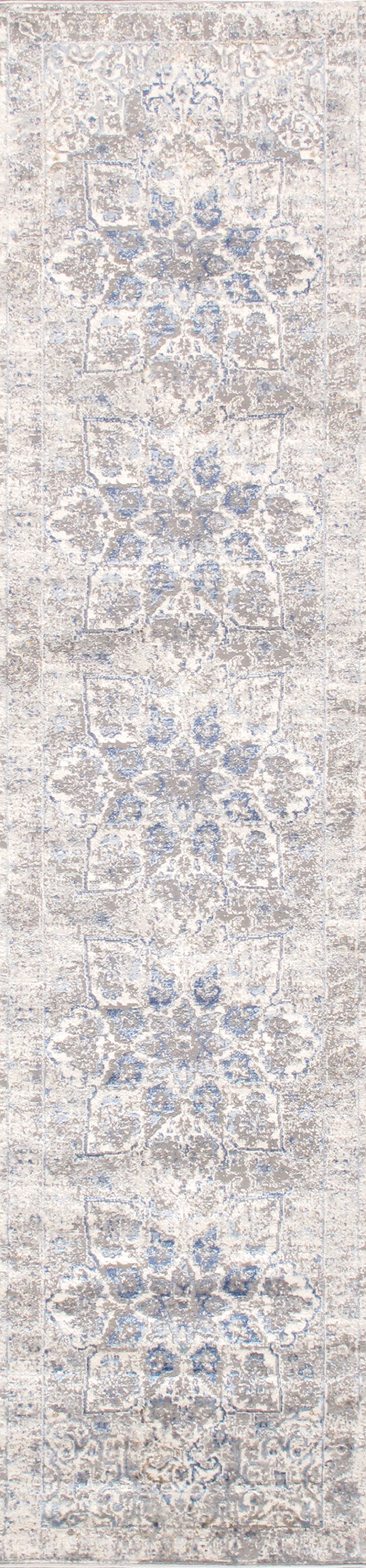 Pasargad Home Efes Design Power Loom Runner Rug, Light Grey - Walmart.com