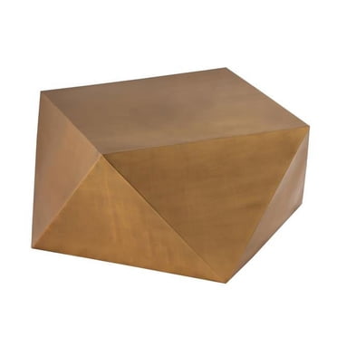 Safavieh Tilly 4-Piece Solid Rustic Coffee Table, Antique Brass ...