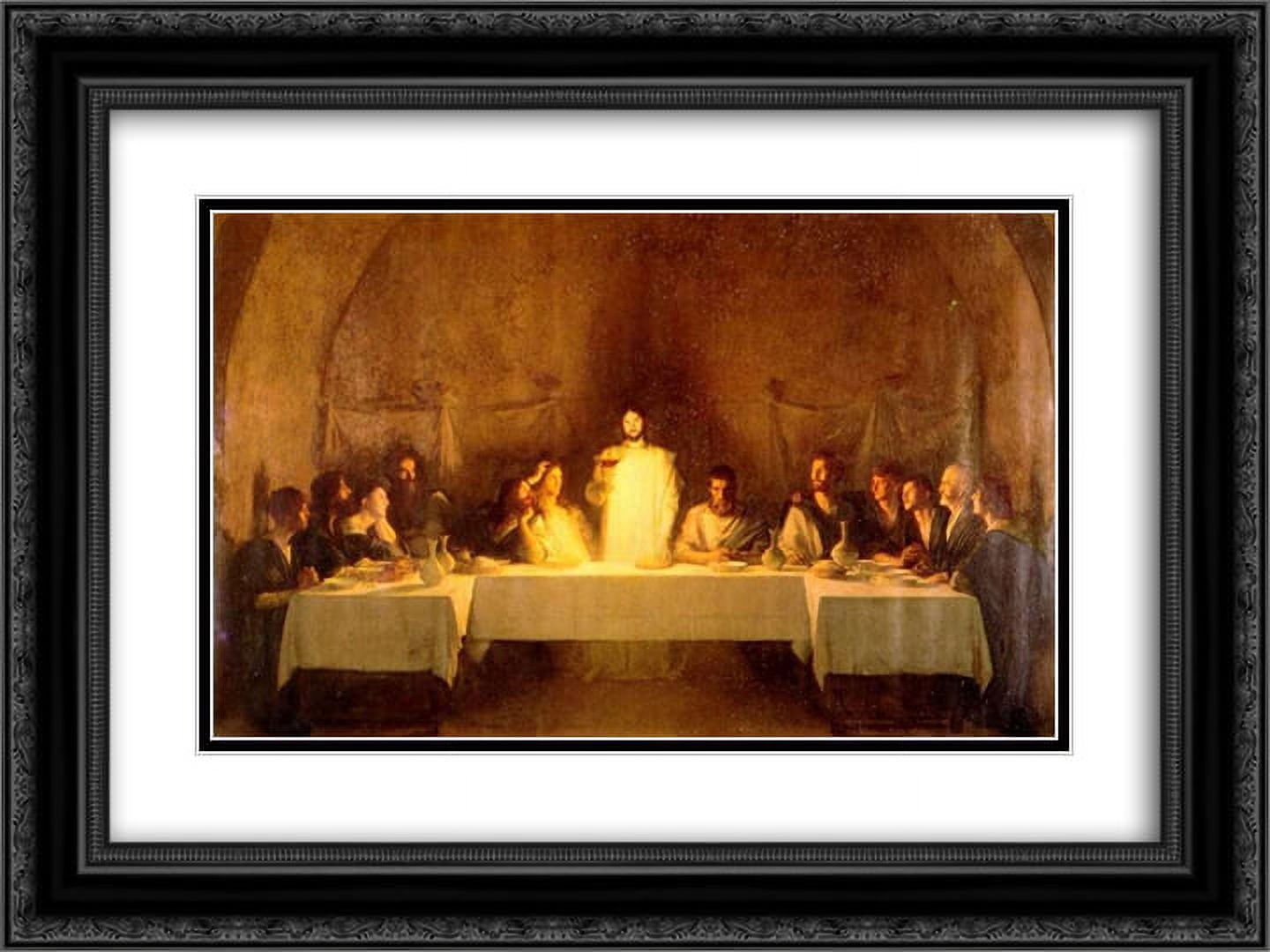 Pascal Adophe Jean Dagnan Bouveret 2x Matted 24x18 Black Ornate Framed ...