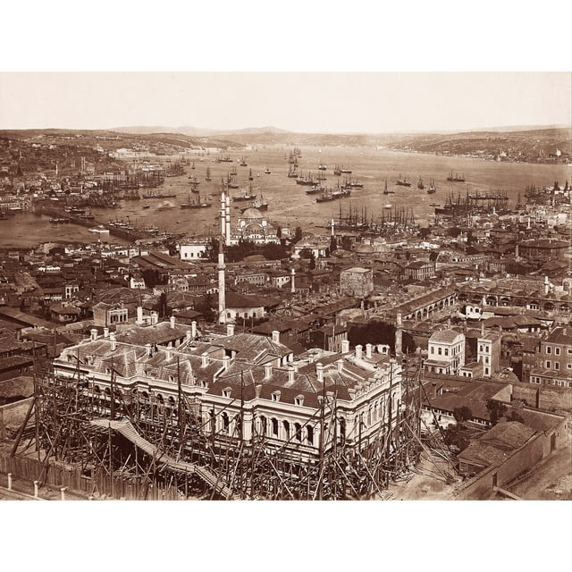 Pascal Sebah The Bosphorus From Tower Extra Large Art Print Wall Mural ...