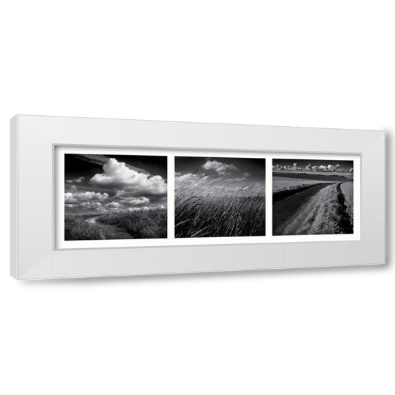 Pascal de Lattre 4x14 White Modern Wood Framed Wall Art Titled - La ...