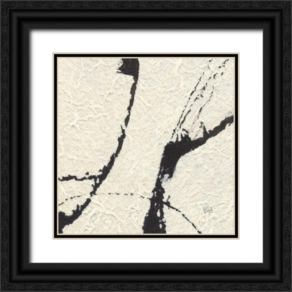 Paschke, Chris 12x12 Black Ornate Wood Framed with Double Matting ...