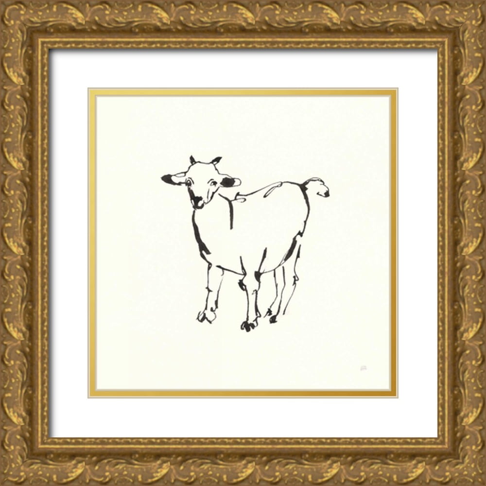 Paschke, Chris 12x12 Gold Ornate Wood Framed with Double Matting Museum ...