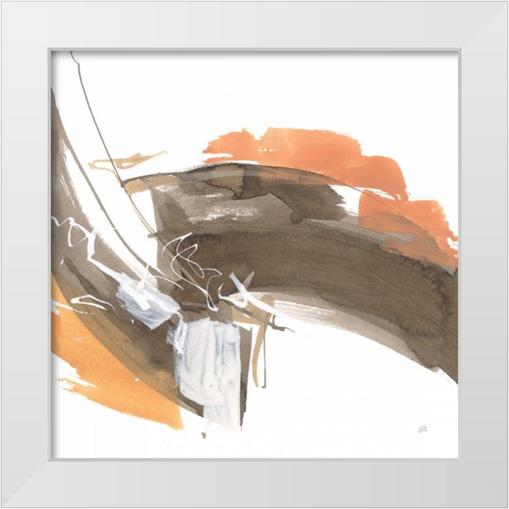 Paschke, Chris 15x15 White Modern Wood Framed Museum Art Print Titled - Melody III - Walmart.com