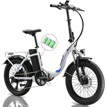 Swagtron EB5 Plus Foldable Electric Bike with Swappable Battery, Pedal ...
