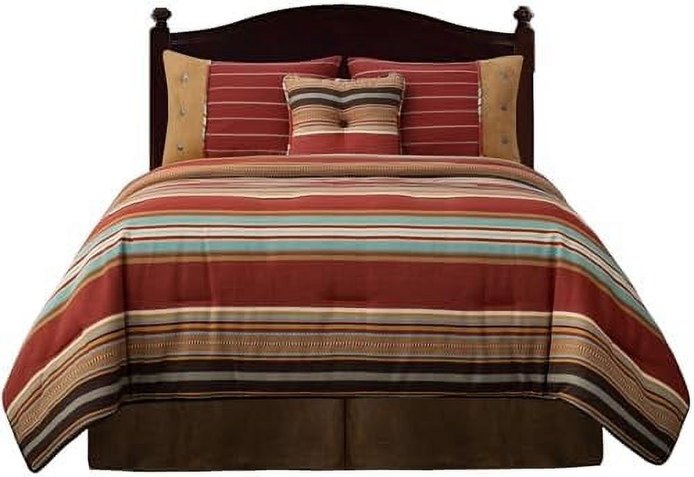 Paseo Road by HiEnd Accents Calhoun Western Bedding 5 Piece Super Queen ...