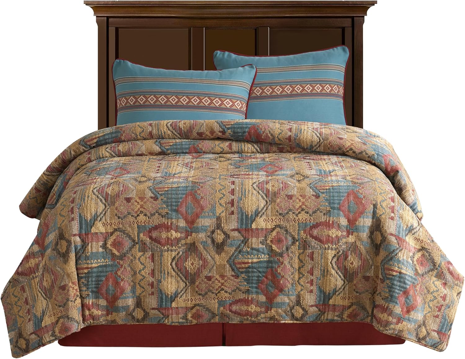 Paseo Road by HiEnd Accents Ruidoso Western Bedding 4 Piece Super Queen ...