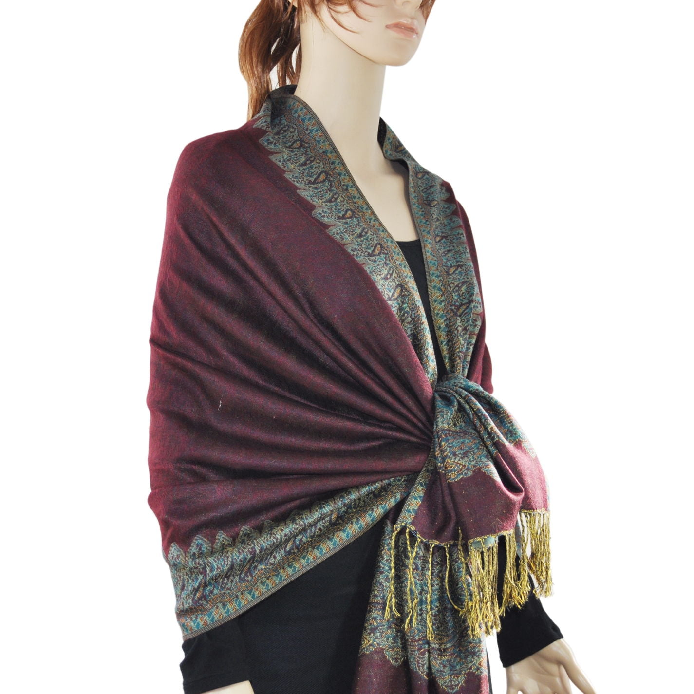 Pashmina Border Pattern - Walmart.com