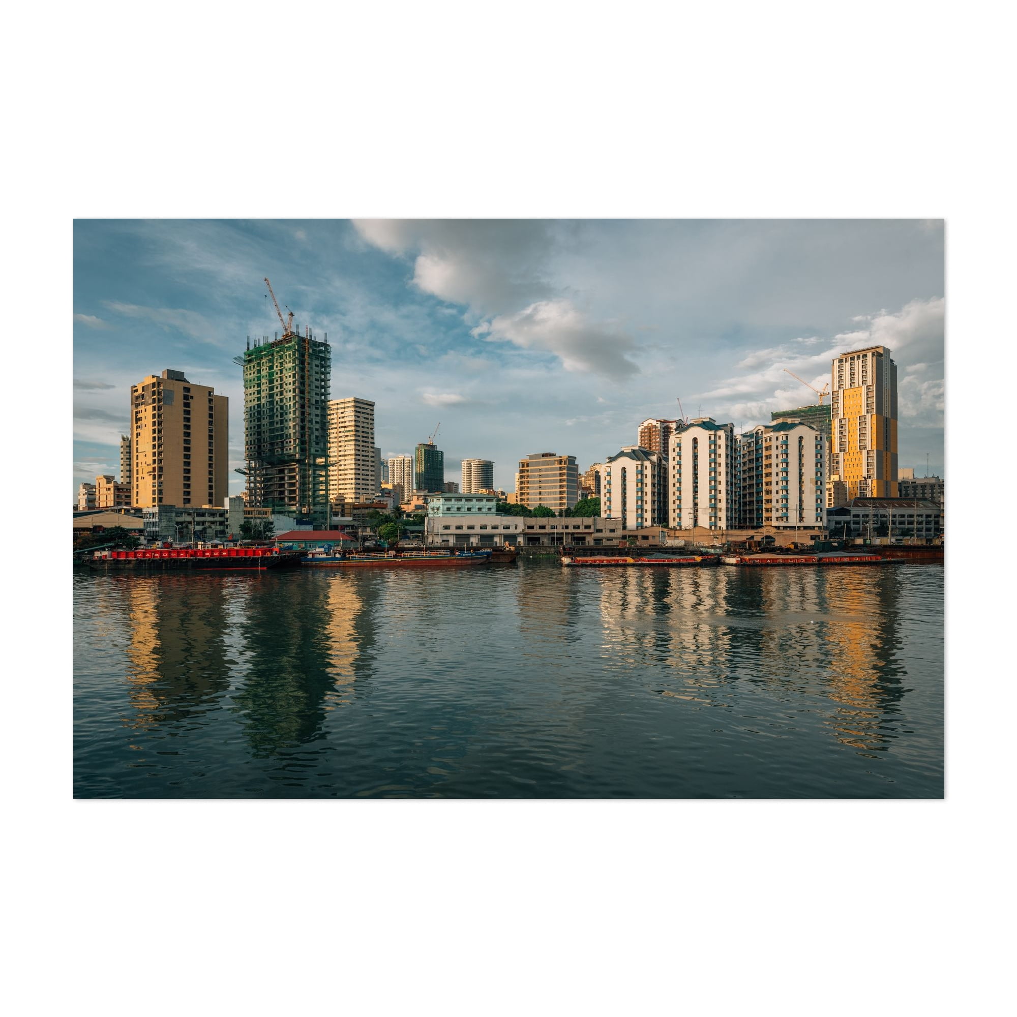 Pasig River 01 - Manila Philippines Photography Unframed Wall Art Print ...