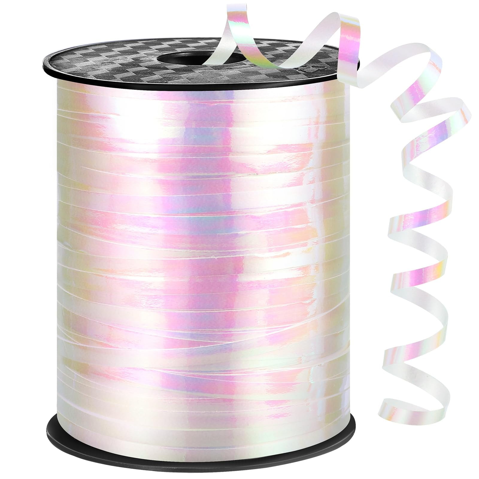 600 Yards Iridescent White TMA2 Curling Ribbon 1/5 Inch Balloon String ...