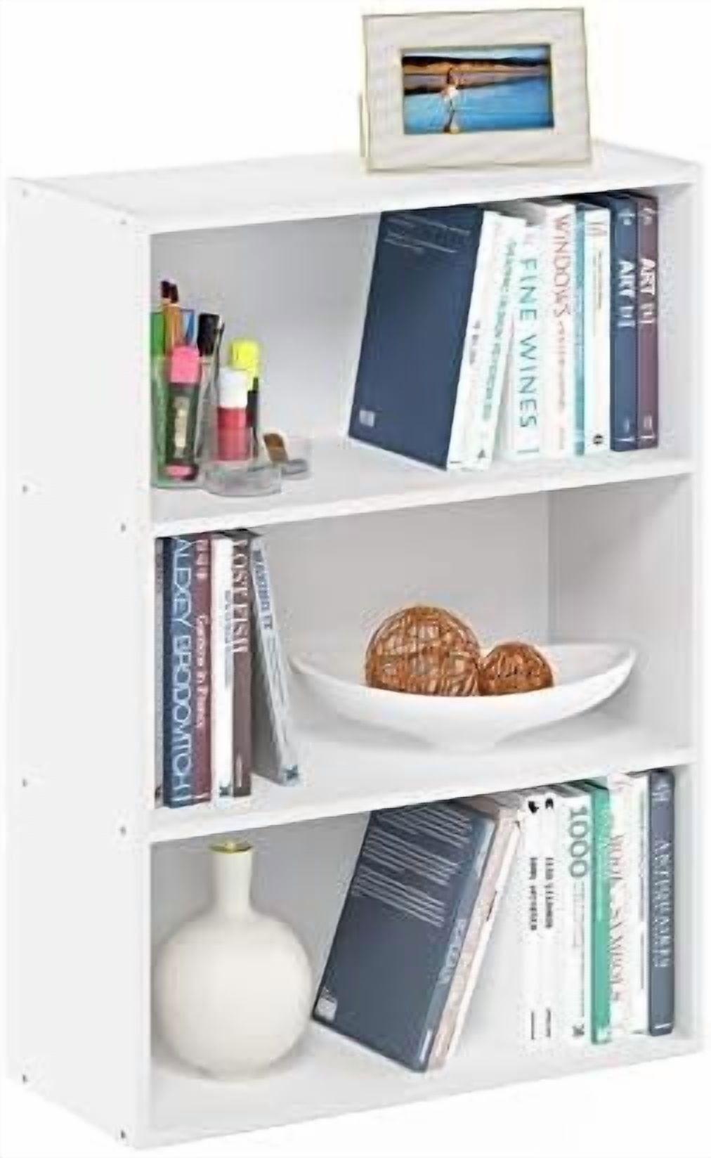 Pasir 3-Tier Open Shelf Bookcase, Americano - Walmart.com