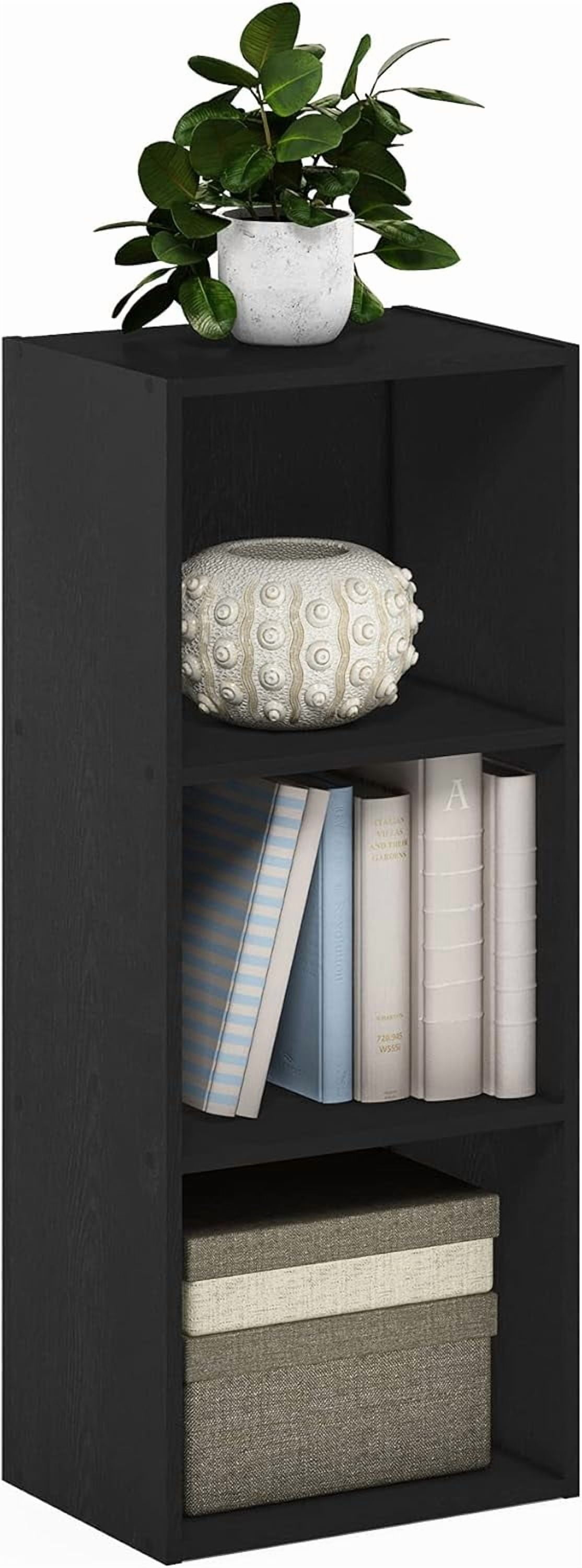 Pasir 5-Tier Corner Open Shelf Bookcase, White - Walmart.com