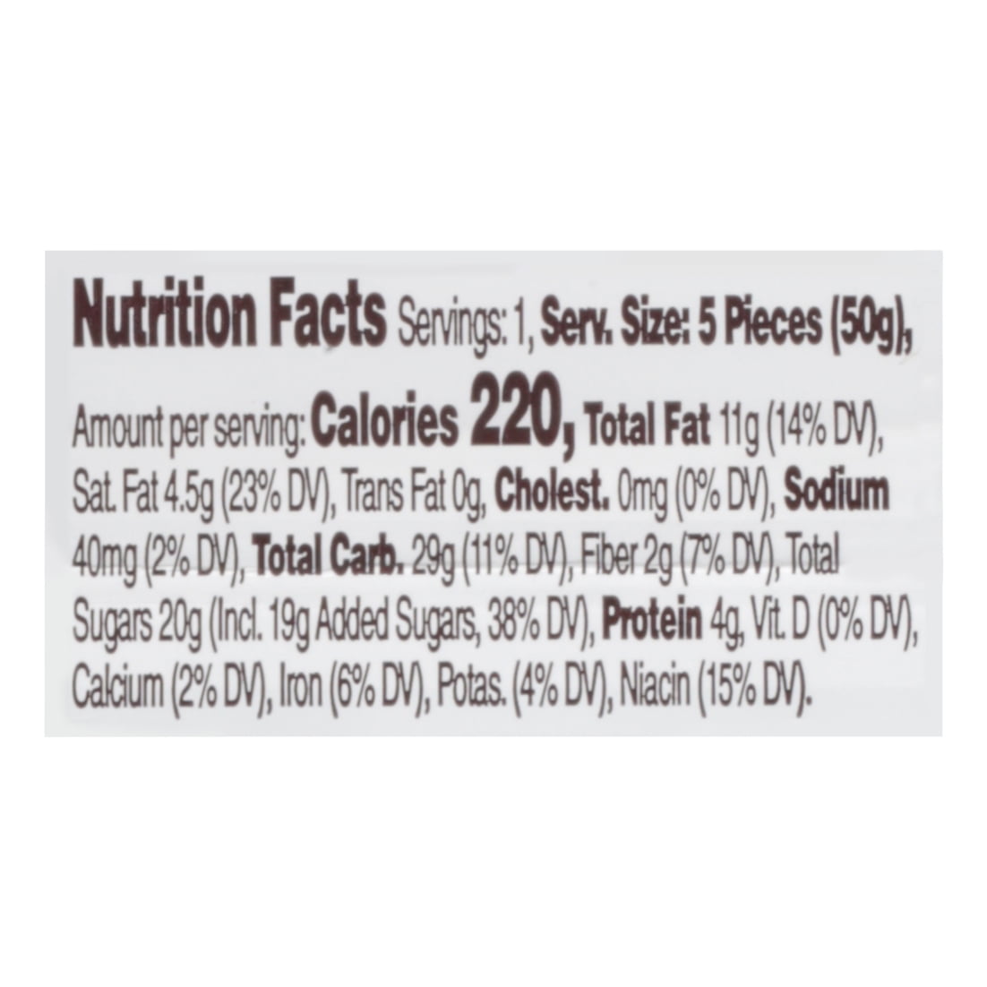 Paskesz Nutty Chew Bar - Walmart.com