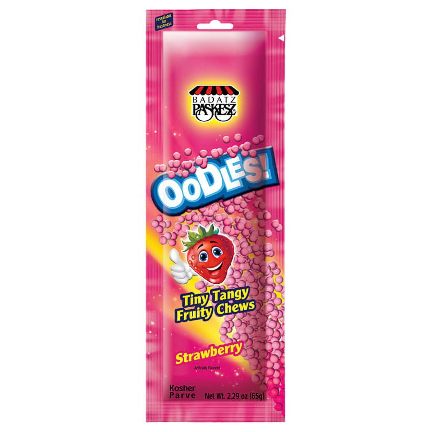 Paskesz Oodles Strawberry 2.29oz - Office Breakroom Snack - Walmart ...