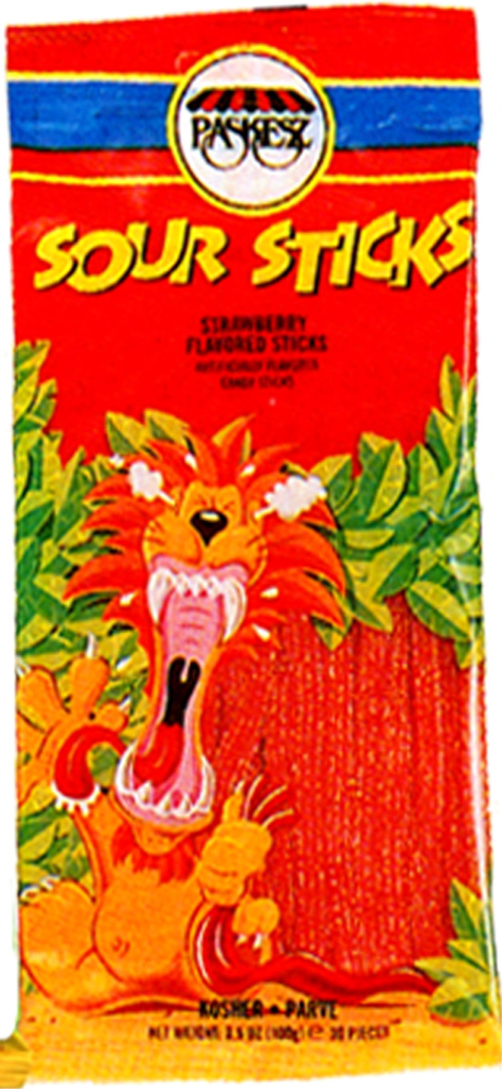 Paskesz Sour Strawberry Candy (24 Pack) 3.5 oz - Walmart.com