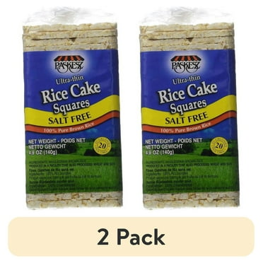 Galil All-Natural Thin Rice Cakes | Round | Salt | Gluten-Free | 3.5 oz ...