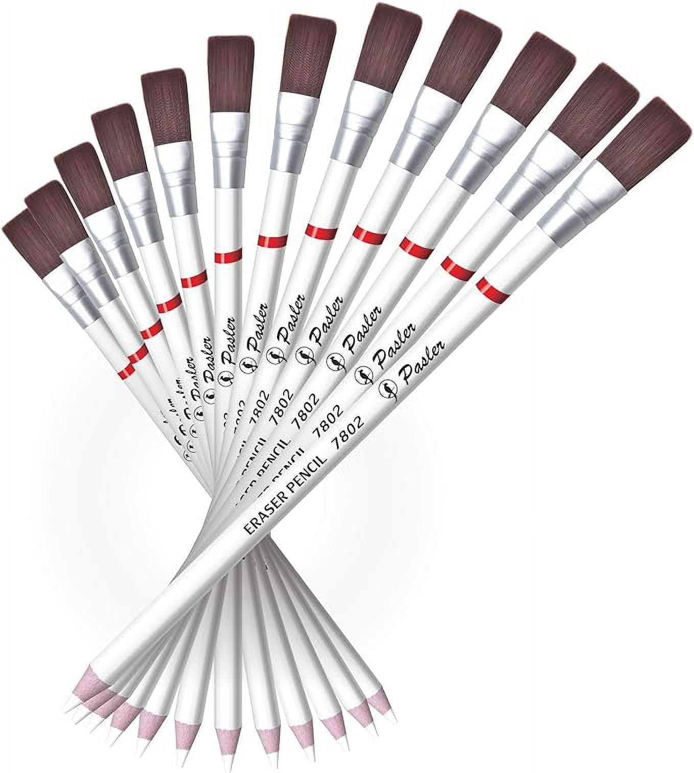 Pasler Eraser pencils 7802 perfection Eraser drawing Pencil with Brush ...