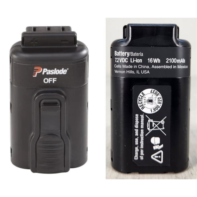 Paslode, Lithium-Ion Rechargeable Battery, 902654, For all Paslode ...