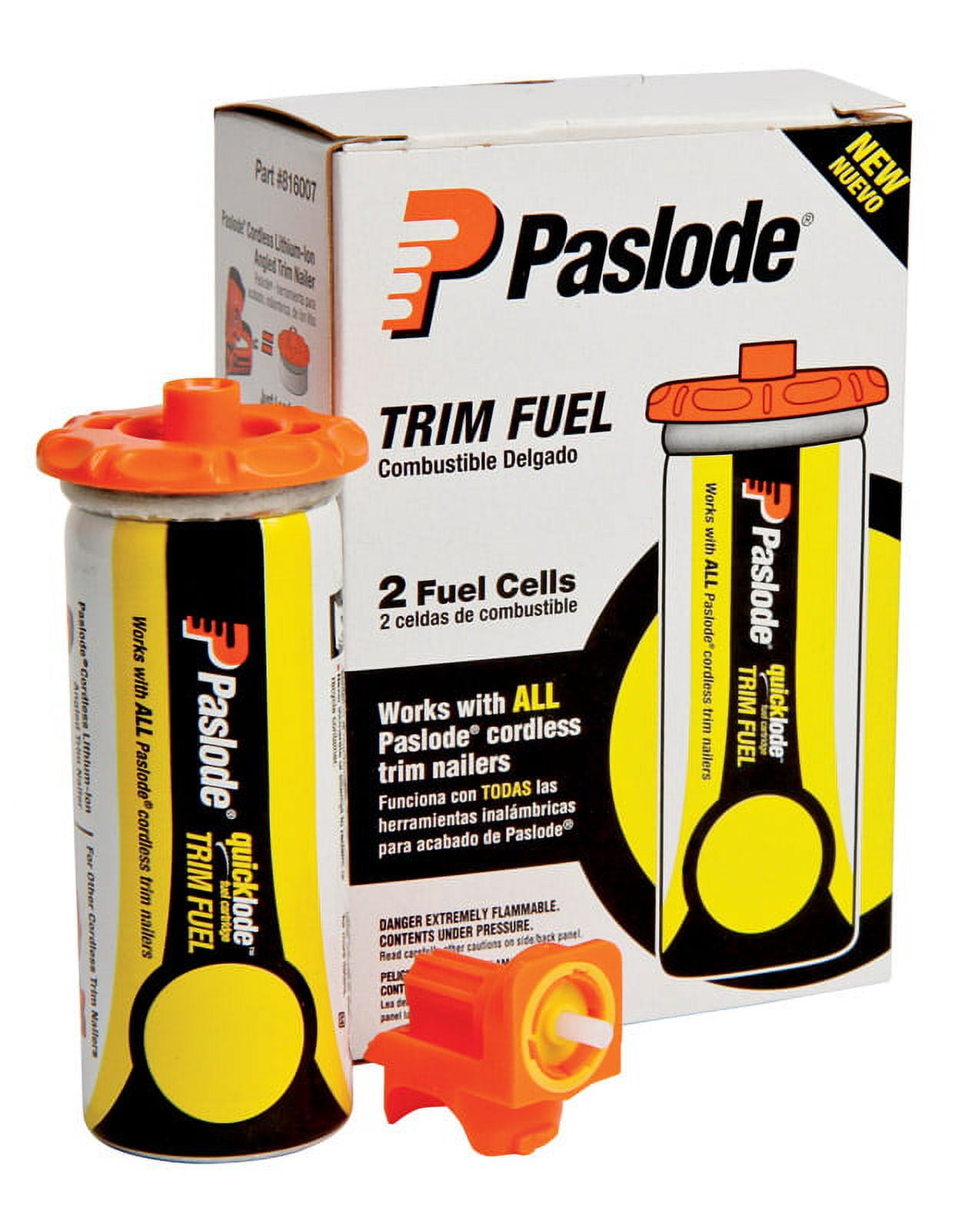 Paslode QuickLode Trim Nailer Fuel Machine & Tool Lubricant Tube Can ...
