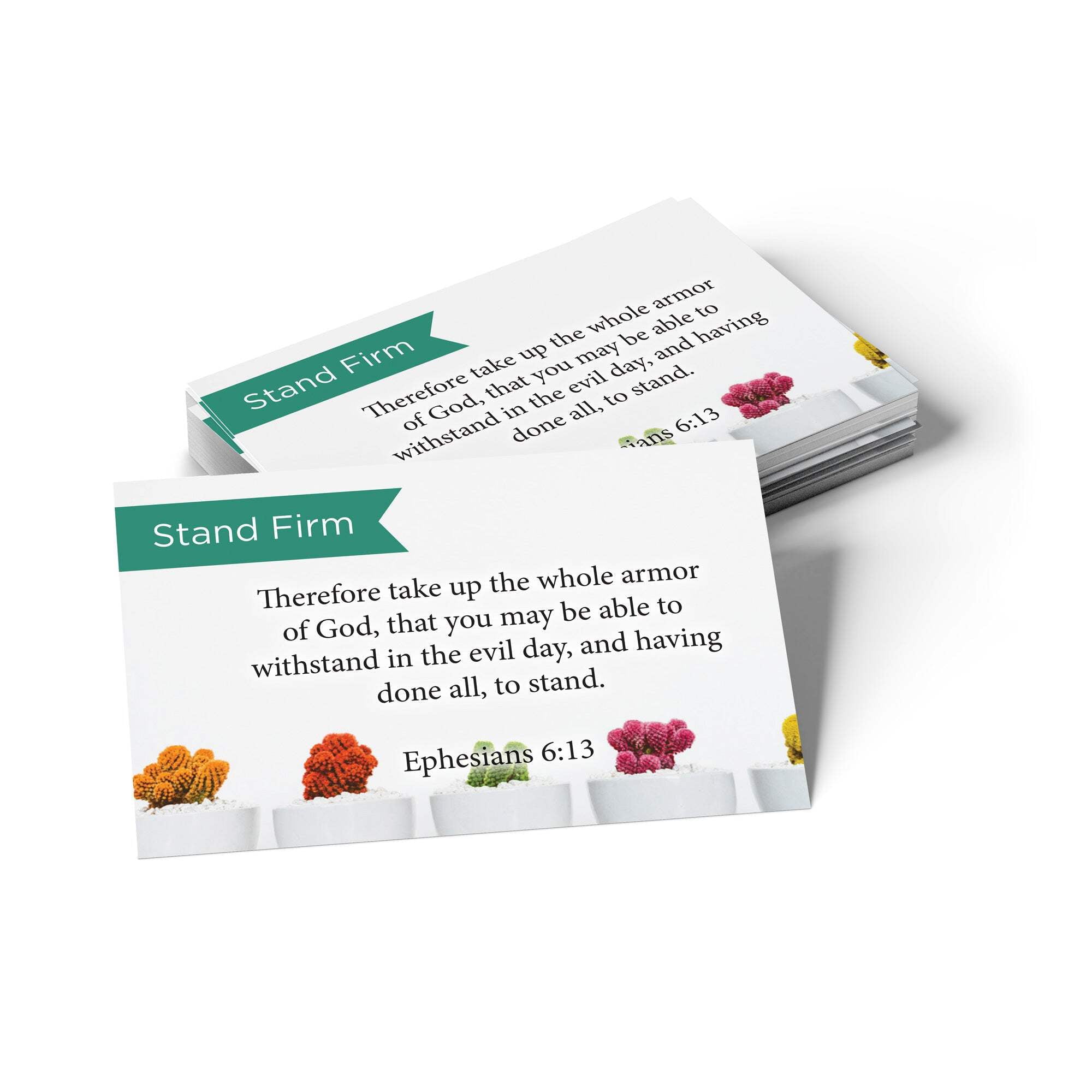 Pass Along Scripture Cards, Stand Firm, Eph, 6:13, Pack 25 - Walmart.com
