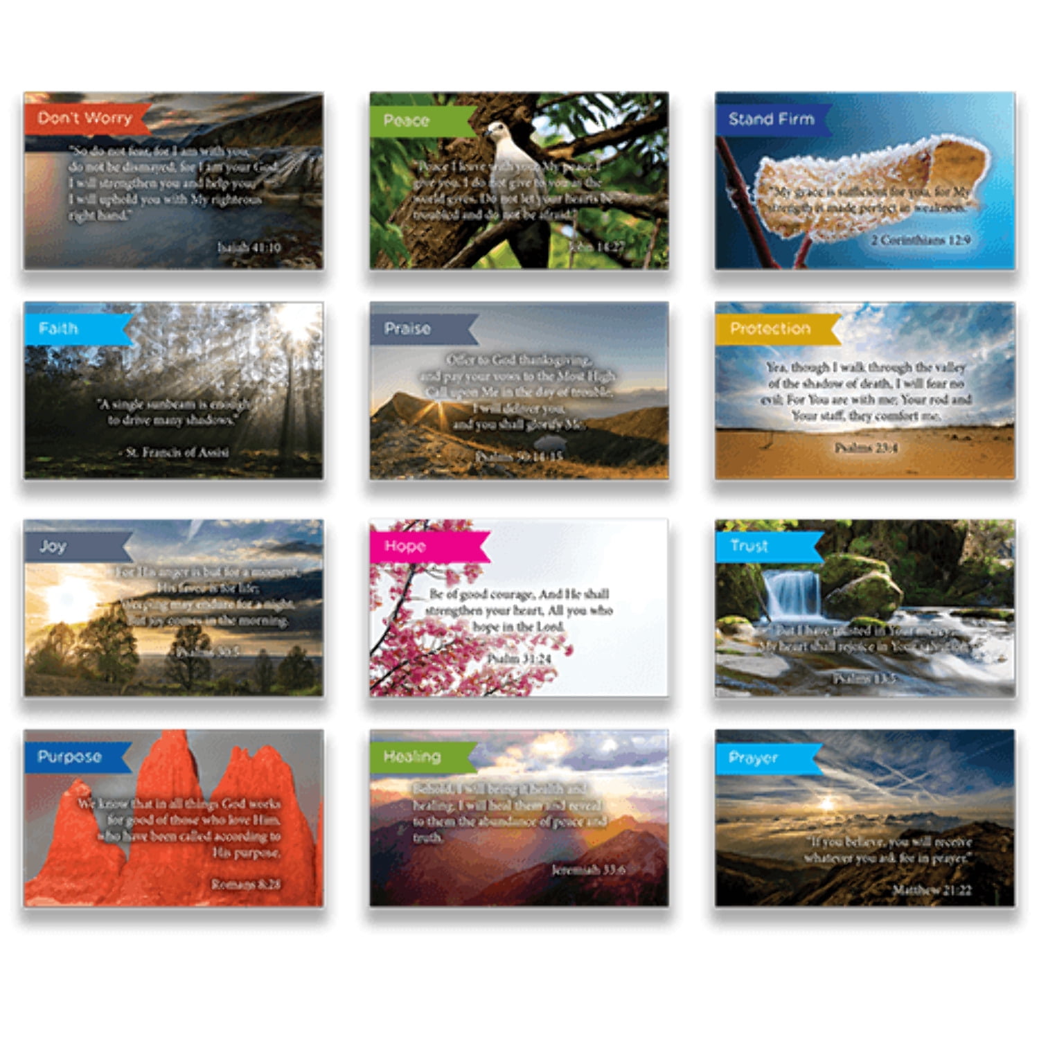 Pass Along Scripture Cards Variety Pack of 60 - Assortment 10 - Walmart.com