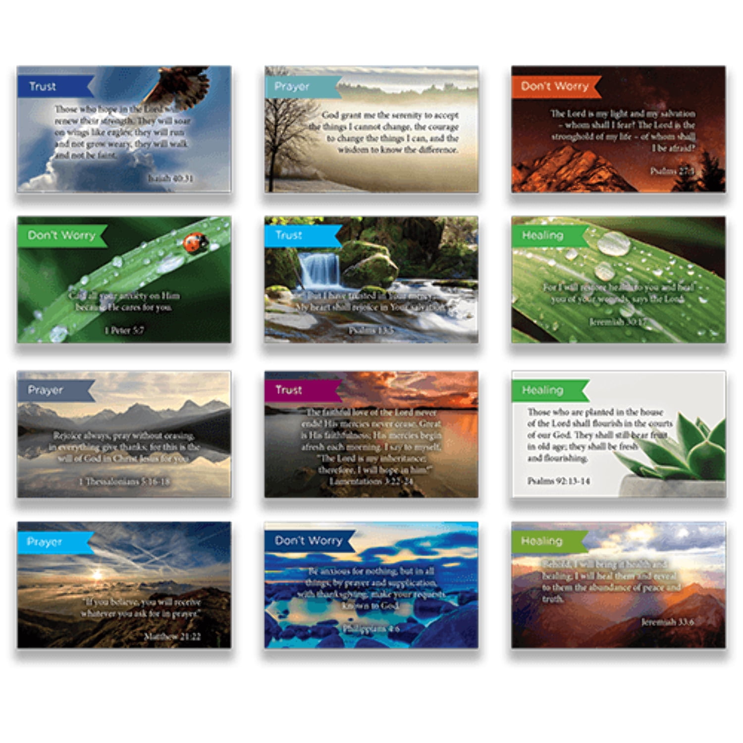 Pass Along Scripture Cards Variety Pack of 60 - Assortment 12 - Walmart.com
