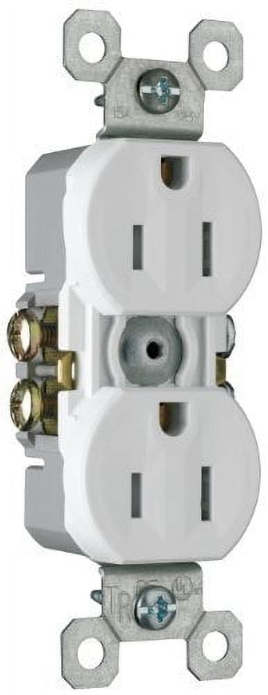 Legrand Pass & Seymour 3232TRW Tamper Resistant Duplex Receptacle, 15 ...