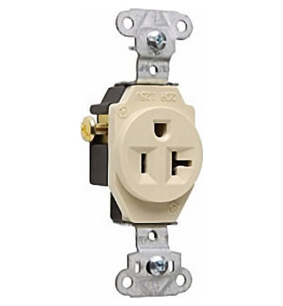 Pass & Seymour Legrand 5351-I Single Outlet Receptacle, Commercial ...