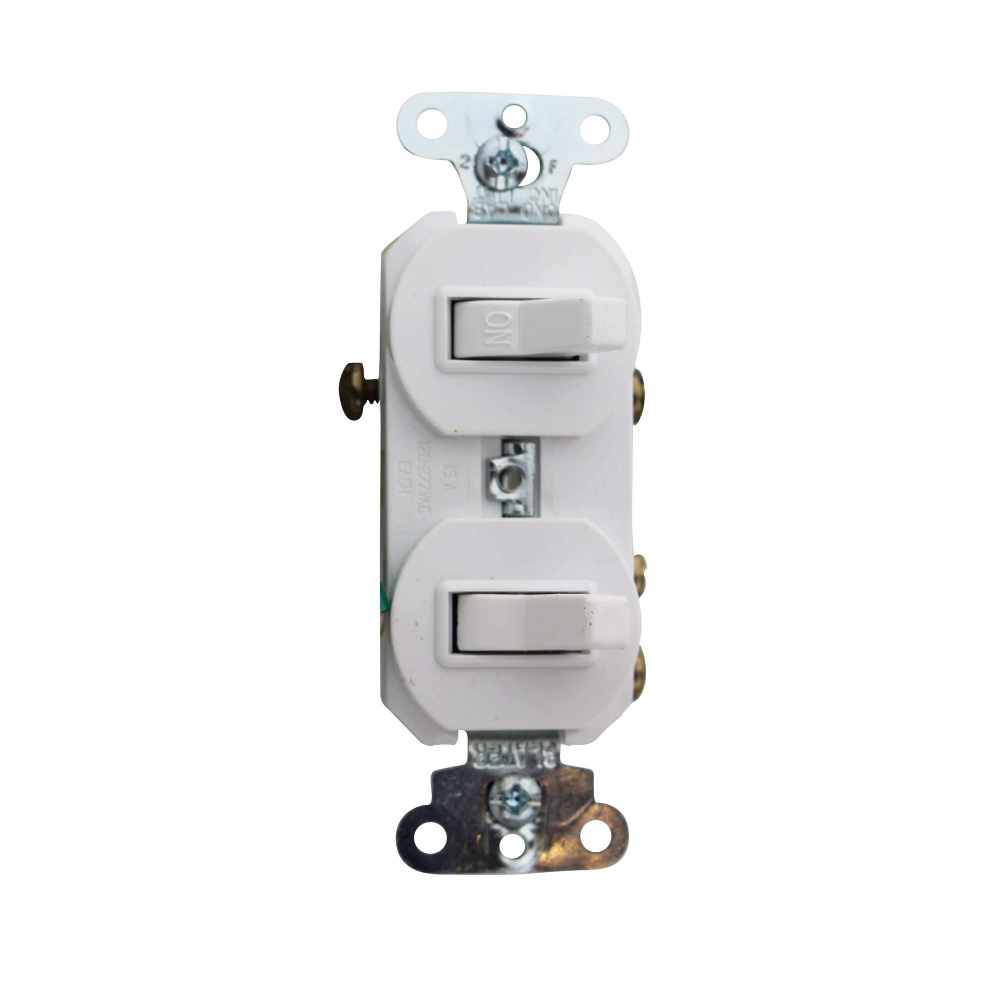 Pass & Seymour 696-WG 1-Pole 3-way Combo Switch Grounded 15A 120/277V ...