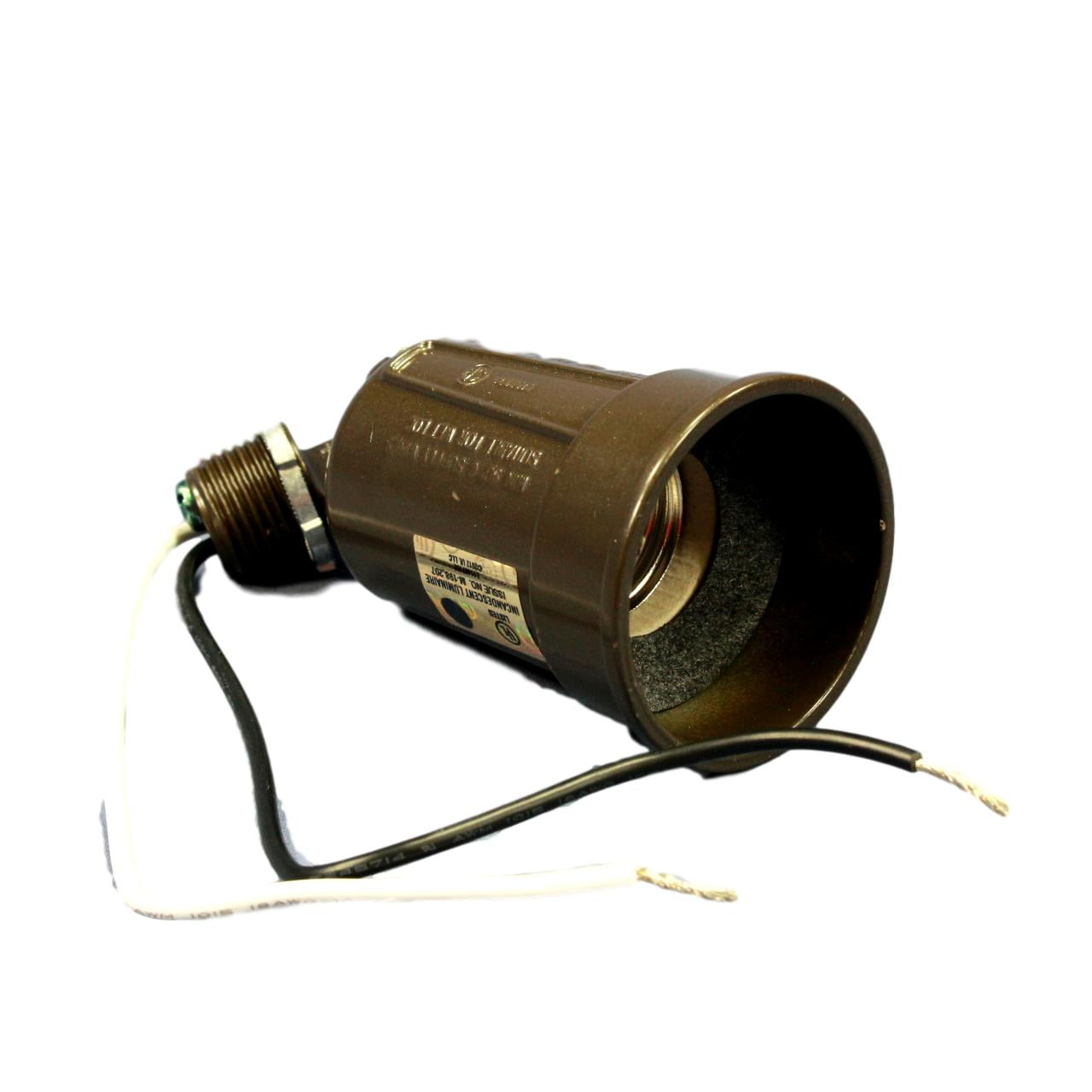 Pass & Seymour Legrand PAR1BR Adjustable Outdoor Lampholder, Medium ...