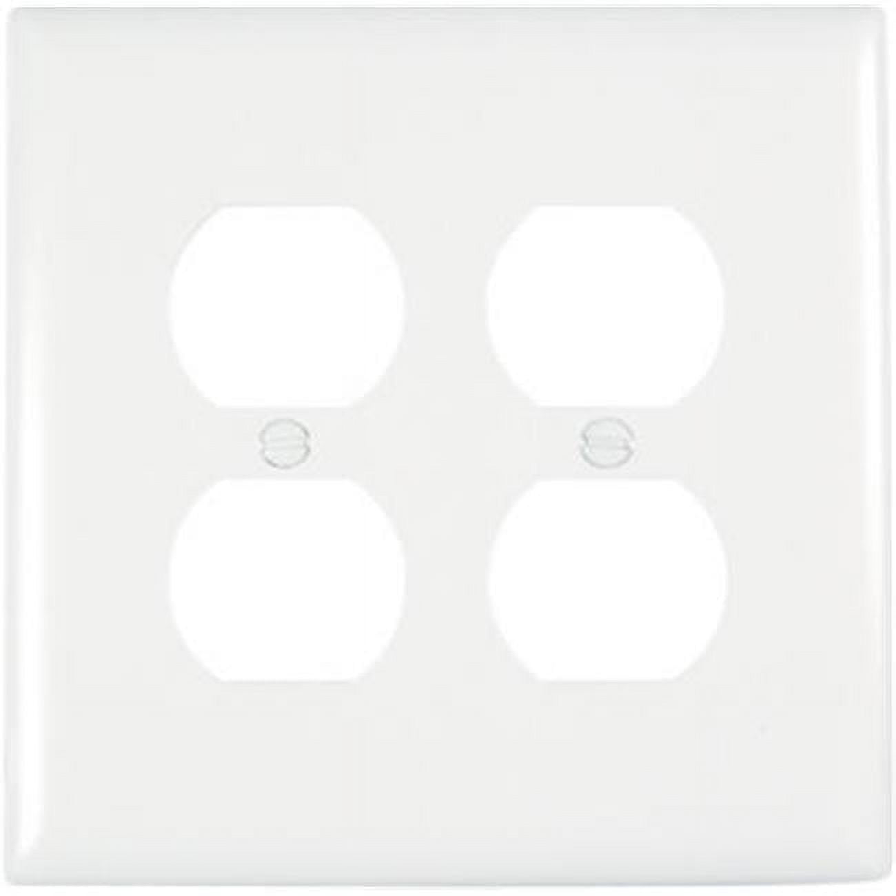 Pass & Seymour TPJ82WCC10 2 Gang Double Duplex Outlet Opening Wall ...