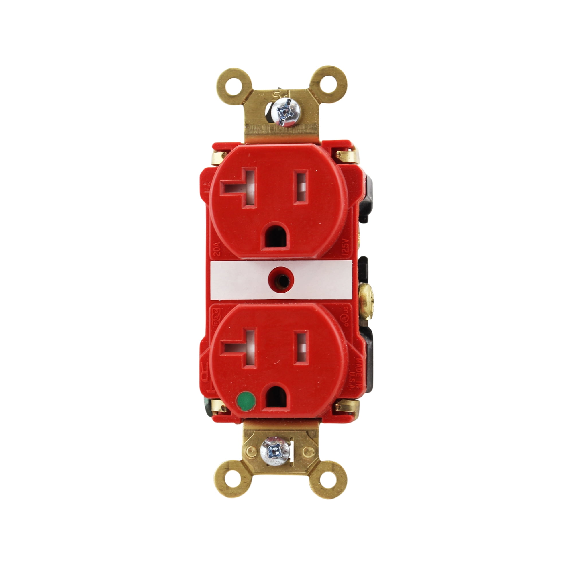 Pass & Seymour TR63-HRED Tamper-Resistant Hospital Grade Receptacles ...