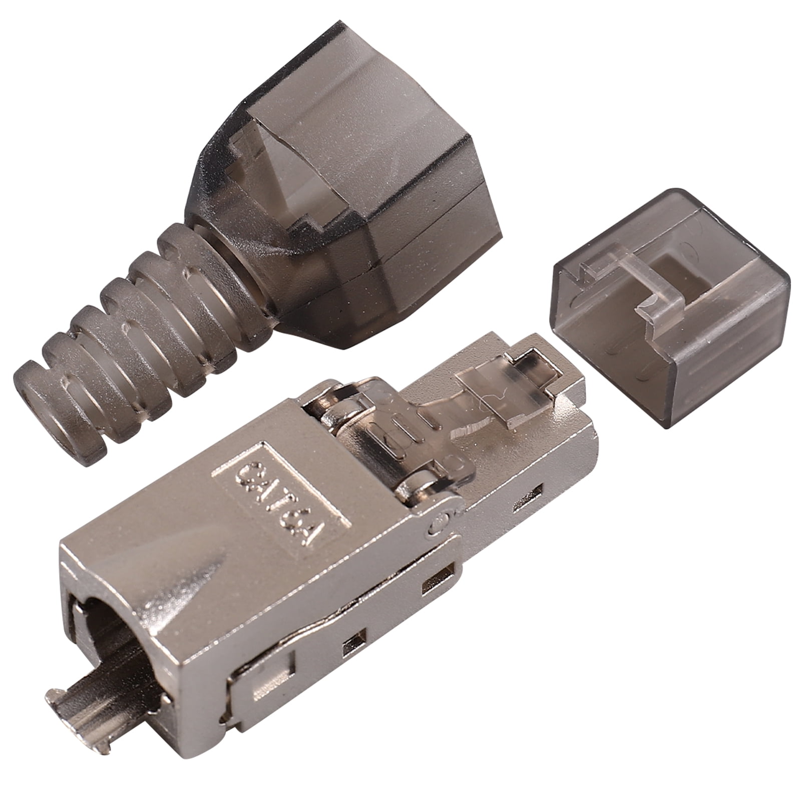 Pass Through Plug Ethernet Network Cable Crimp Jack Cat 6 - Walmart.com