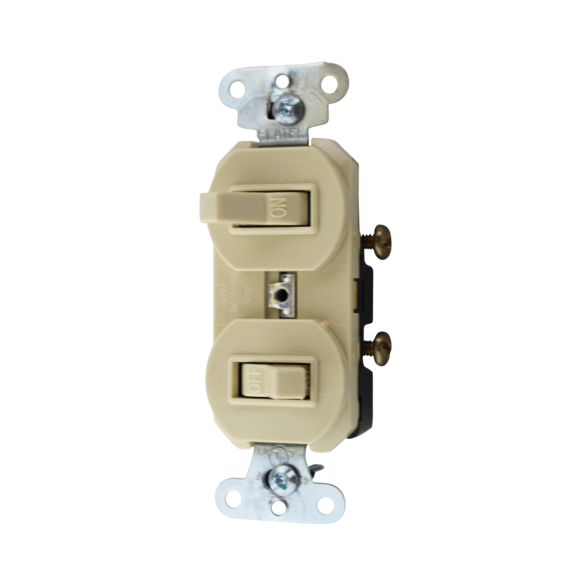 Pass and Seymour 690-I Non-Grounding Combination Dual Toggle Light ...