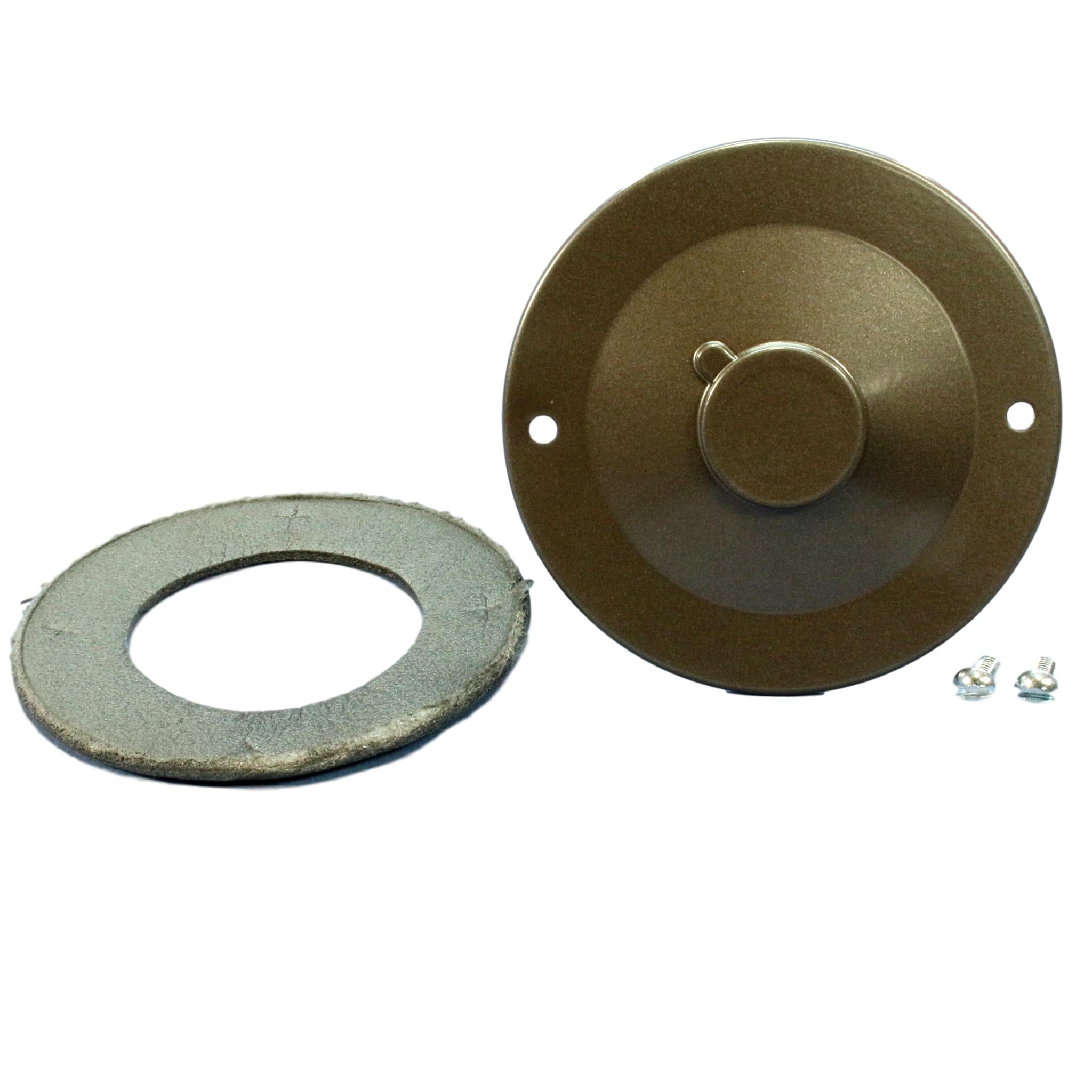 Pass and Seymour Bronze 4" Blank Round Weatherproof Cluster Lamp Cover ...