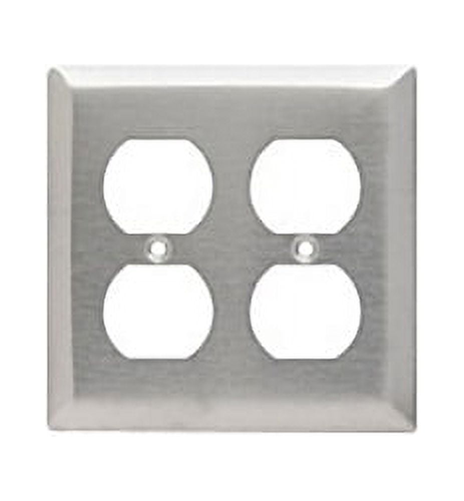 Pass & Seymour Legrand SS82 2-Gang Duplex Receptacle Wall Plate ...