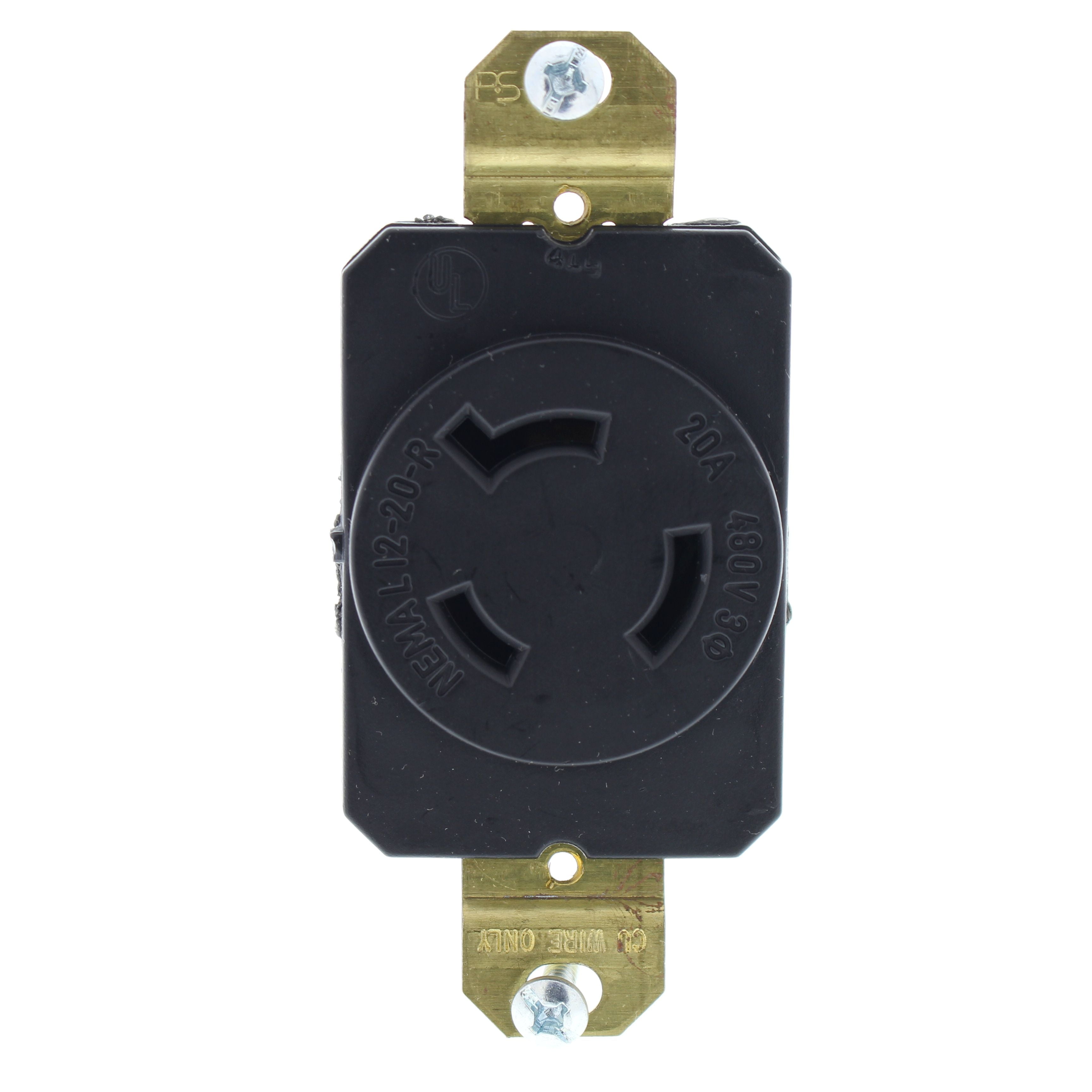 Pass and Seymour Twist Turn Locking Connector Plug NEMA L12-20R 20A ...