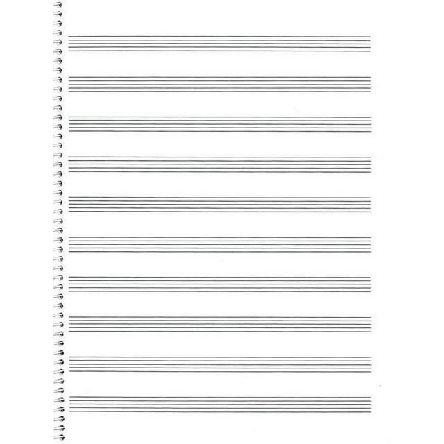 Passantino Manuscript Papers 74. Spiral Book: 10-Stave: Passantino ...