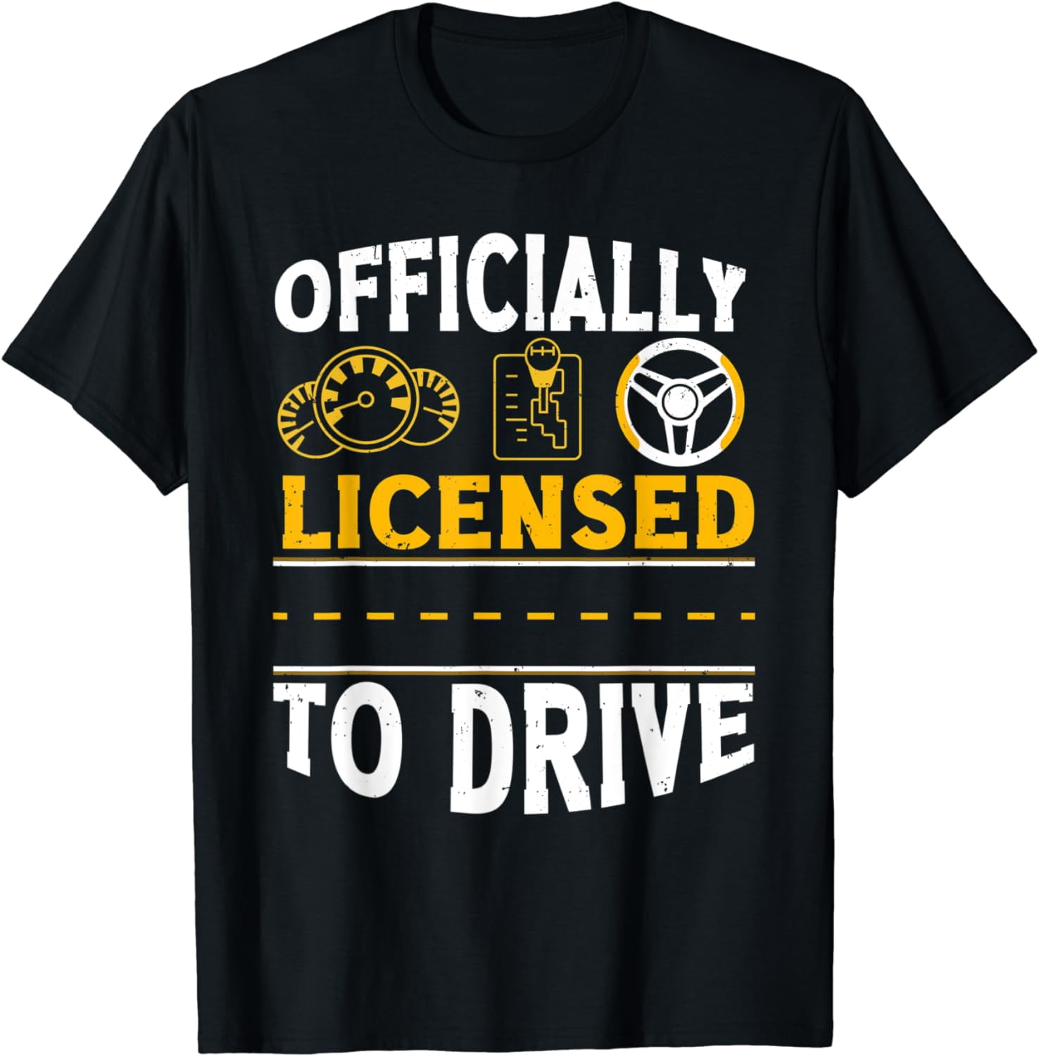 Passed Drivers Test New Driving License Congratulations Teen T-Shirt ...